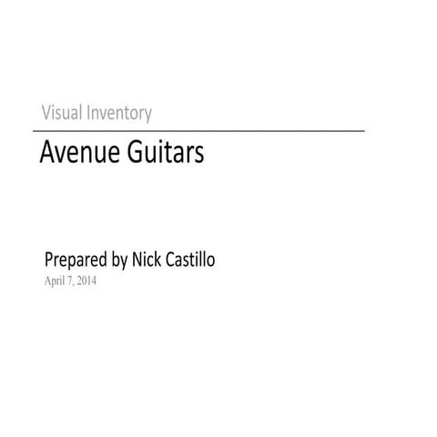 Kijiji Visual Inventory | PPTX