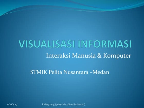 Visualisasi informasi | PPT