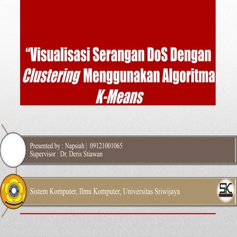 Visualisasi serangan DoS dengan clustering | PDF