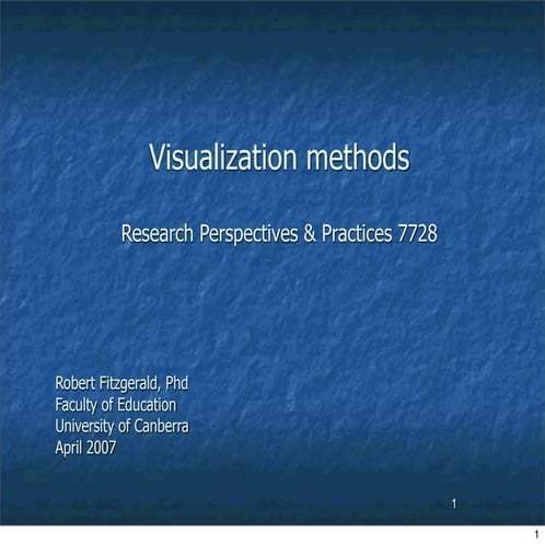 Visualization Methods | PDF