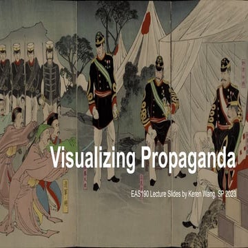 Visualizing Propaganda class slides | PPT