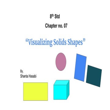 Visualizing solid shapes | PPTX