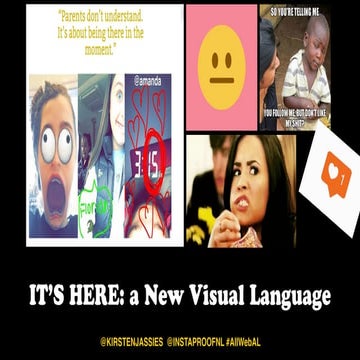 Visual language social media - Allweb AL - Digital transformation | PPT