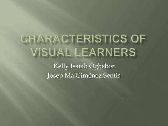 Visual learners | PPT