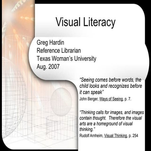 Visual Literacy | PPT