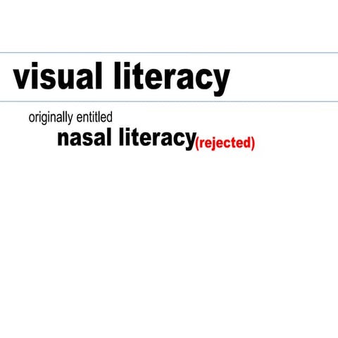 Visual literacy | PPTX