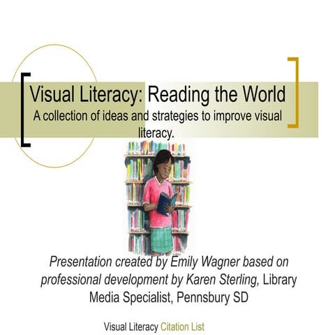 Visual Literacy EW | PPT | Arts and Crafts | Hobbies & Interests