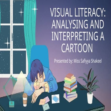 Cartoon Analysis for English class Grade 11 - 12 level | PPTX