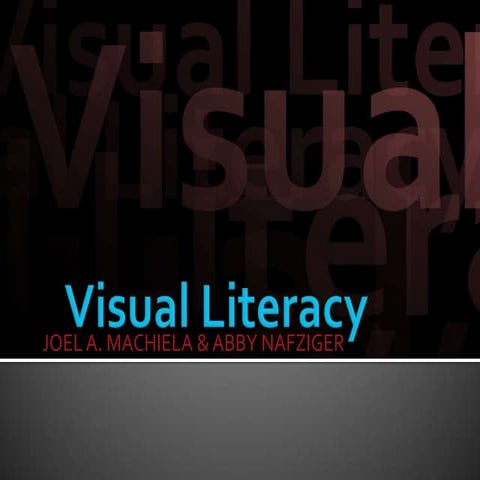 Visual literacy | PPT