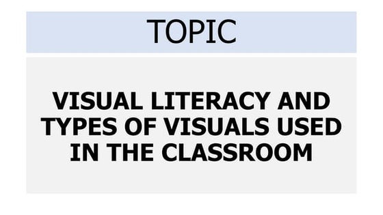 Visual thinking and design | PPT