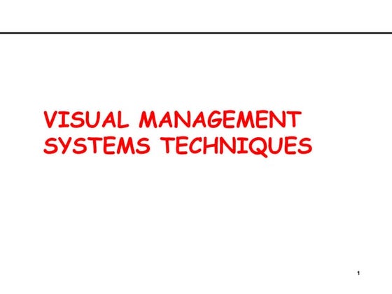 5 S And Visual Management Concise | PPT