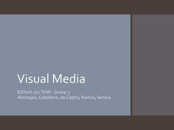 Dimensions of Media and Information - Visual.pptx