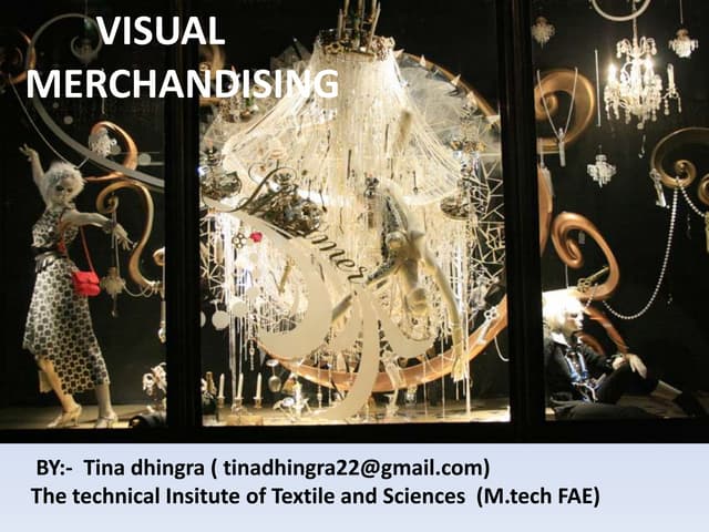 Visual merchandising ppt | PPTX