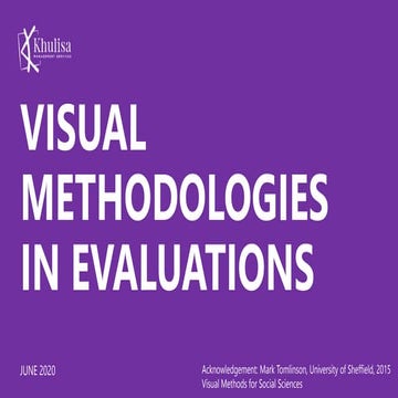 Visual Methodologies in Evaluations | PPTX