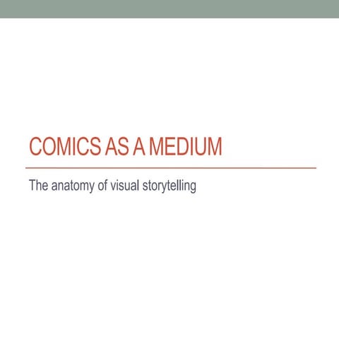 Visual narrative class 1 part 2 | PPTX