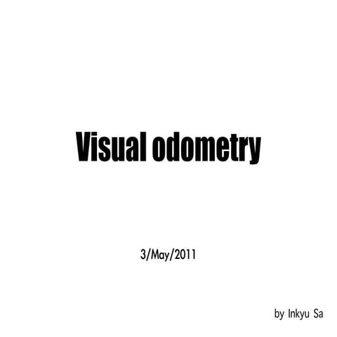 Visual odometry presentation_without_video | KEY