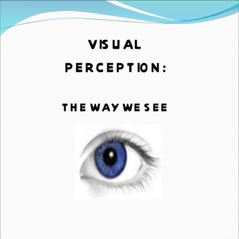 Visualperception | PPT | Science