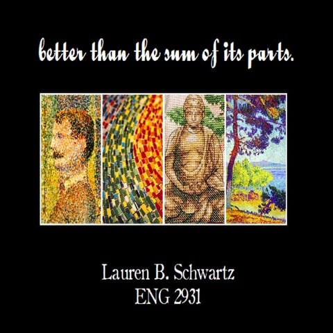 Visual Project #1 - Better Than the Sum of Its Parts | PPT