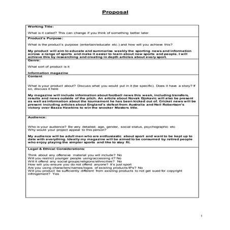 Visual proposal | DOCX