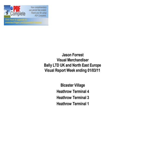 Visual Report | PPT