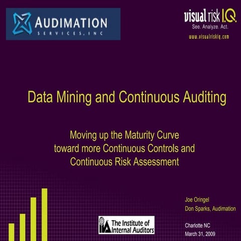 Visual Risk Iq + Audimation Deck For Charlotte Iia For Pdf Only | PPT