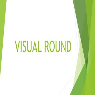 Science Quiz - Visual Round | PPTX