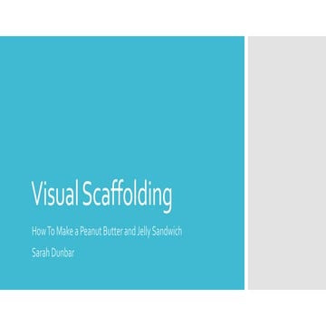 Visual scaffolding | PPT