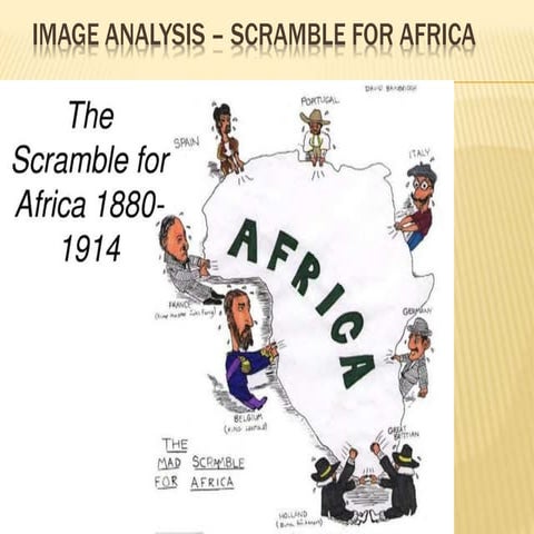 Image Analysis - Scramble for Africa | PPTX