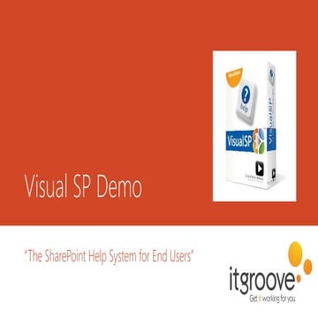 VisualSP - The SharePoint Help System | PPTX