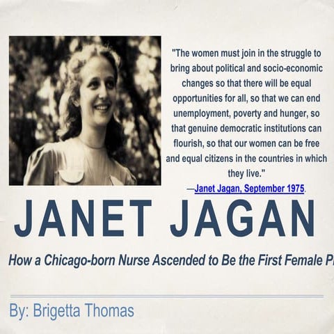 Janet Jagan | PPTX
