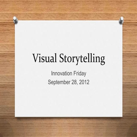 Visual storytelling | PPT