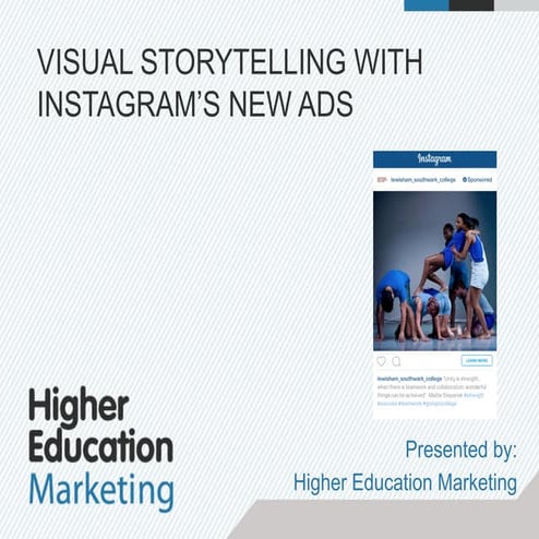 Visual storytelling with instagram’s new ads | PDF