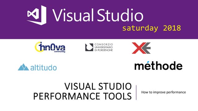 Visual Studio Performance Tools | PPT Visual Studio Performance Tools | PPT