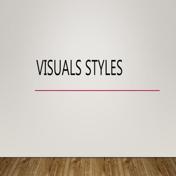 Visual styles blogpost | PPTX