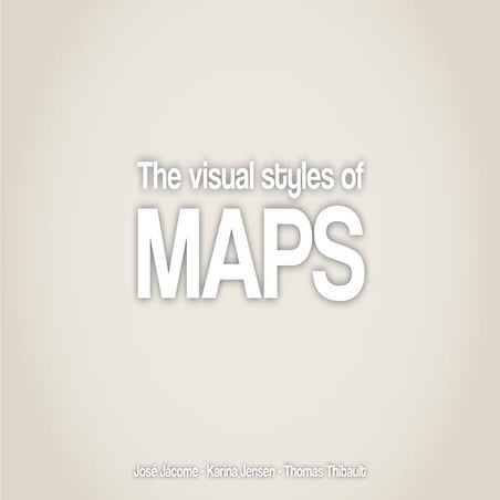 Visual styles of maps | PPT