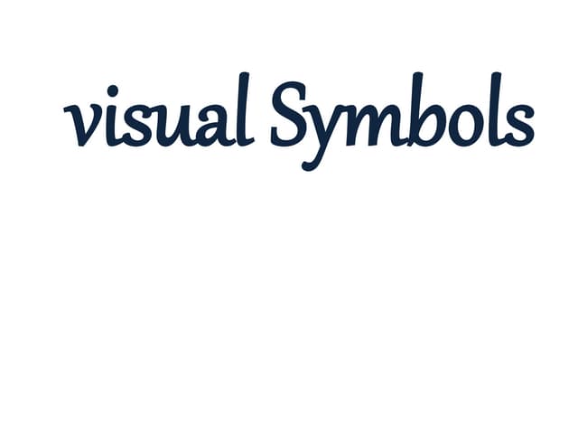 Lesson 13 teaching with visual symbols