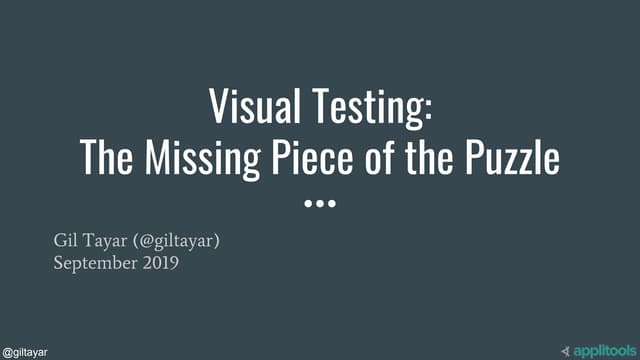 Functional To Visual Ai Powered Ui Testing From Testim And Applitools