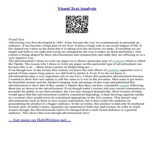 Visual Text Analysis | PDF