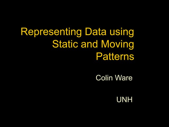Visual Thinking Colin Ware Lectures 2013 16 Patterns For Visualizating Structures Ppt 3 D