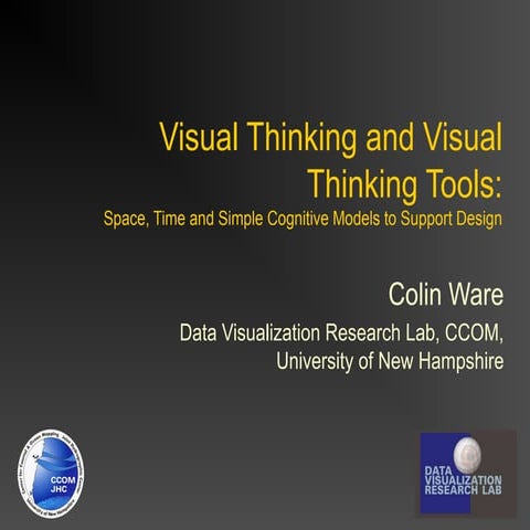 Visual Thinking Colin Ware Lectures 2013 9 Visual Thinking 1 Ppt Graphics Software