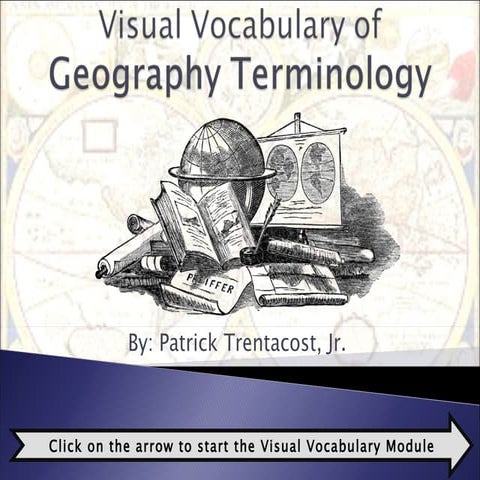 Visual Vocab - Geography | PPT | Geography | Science