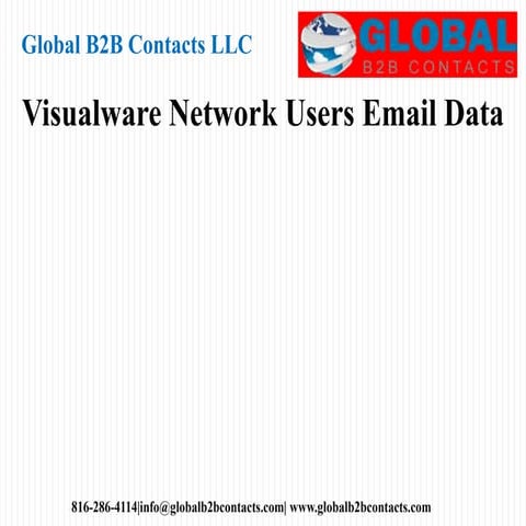 Visualware network users email data | PPT