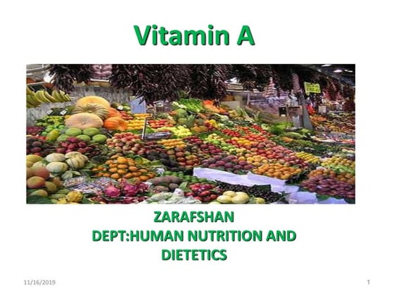 Vitamin A | PPT
