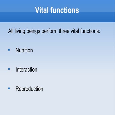 Vital functions | PPS