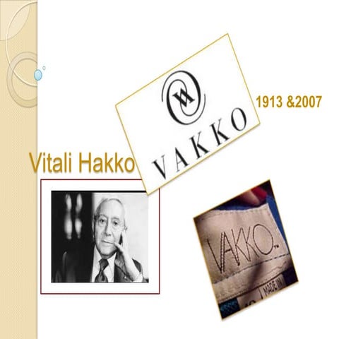 Vitali hakko | PPTX