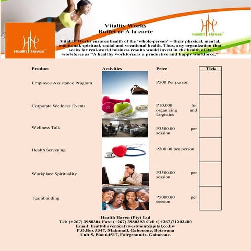 Vitality works | PDF