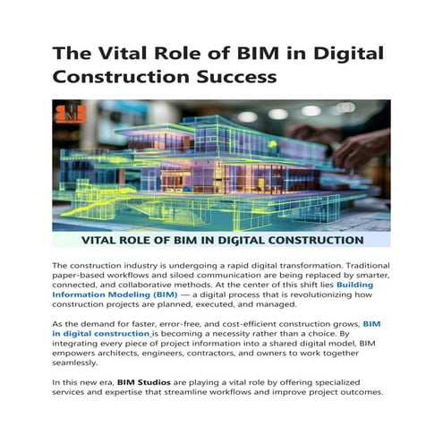 Vital Role of BIM in Digital Construction.pdf