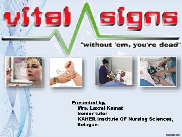 Assessment of Vital Signs | PPT