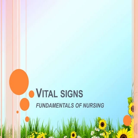 Vital sign FINAL | PPT