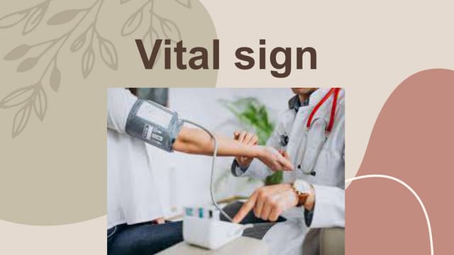 Vital Signs.pptx bsc nursing 1st semester | PPTX